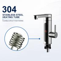 China 3300W Electric Water Heater Tap with 360 Degree Rotatable Outlet and LED Display for Instantaneous Hot Water for sale