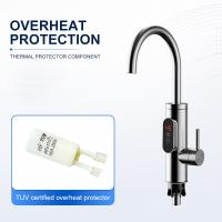 China 360° Free Rotation 3300W Electric Heating Tap with 304 Stainless Steel for Instant Hot Water Supply for sale