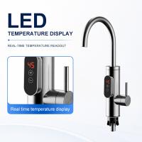 China 360° Free Rotation 3300W Electric Heating Tap with 304 Stainless Steel for Instant Hot Water Supply for sale