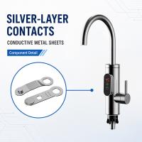 China 360° Free Rotation 3300W Electric Heating Tap with 304 Stainless Steel for Instant Hot Water Supply for sale