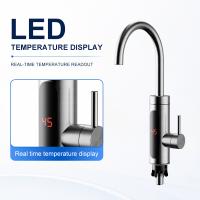 China 3300W 360° Rotatable 304 Stainless Steel Electric Water Heater Tap Instant Heater Faucet for sale