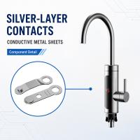 China 3300W 360° Rotatable 304 Stainless Steel Electric Water Heater Tap Instant Heater Faucet for sale