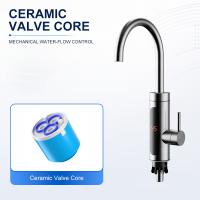 China 3300W 360° Rotatable 304 Stainless Steel Electric Water Heater Tap Instant Heater Faucet for sale