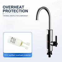 China EU Plug 3300W 304 Stainless Steel Electric Heating Tap with 3s Fast Heating for Kitchen for sale