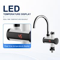 China 3300W 304 Stainless Steel Electric Heating Tap with 3-5 Seconds Fast Heating for Bathroom Hot Water Supply for sale