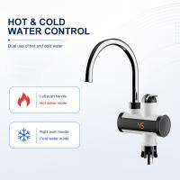 China 3300W 304 Stainless Steel Electric Heating Tap with 3-5 Seconds Fast Heating for Bathroom Hot Water Supply for sale
