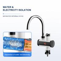 China 3300W 304 Stainless Steel Electric Heating Tap with 3-5 Seconds Fast Heating for Bathroom Hot Water Supply for sale