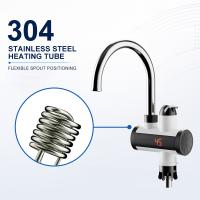 China 3300W 304 Stainless Steel Electric Heating Tap with 3-5 Seconds Fast Heating for Bathroom Hot Water Supply for sale