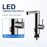 China 304 Stainless Steel 3300W Instant Electric Water Tap with LED Display for Kitchen for sale