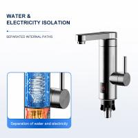 China 304 Stainless Steel 3300W Instant Electric Water Tap with LED Display for Kitchen for sale