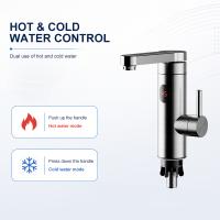 China 3300W Instant Electric Heating Tap with 304 Stainless Steel and LED Digital Display for Kitchen for sale