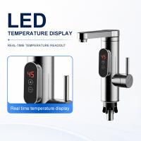 China 304 Stainless Steel Instantaneous Electric Hot Water Heater Tap with 360 Degree Rotatable Outlet and 3300W Power for sale