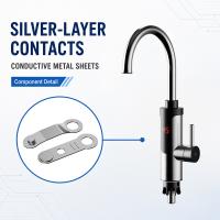 China 3s Fast Heating Electric Heating Tap with LED Digital Display and 304 Stainless Steel Construction for sale