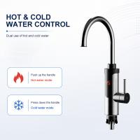 China 3s Fast Heating Electric Heating Tap with LED Digital Display and 304 Stainless Steel Construction for sale