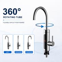 China 304 Stainless Steel 3300W Instant Electric Water Heating Faucet for Kitchen24-hour on-demand hot water with 3s instant heating. 304 stainless steel, 3300W power, 30-60℃ temperature range. CE/EMC/LVD/ for sale
