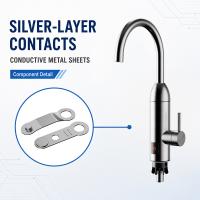 China 304 Stainless Steel Electric Heating Water Faucet with LED Digital Temperature Display and 3s Fast Heating for sale