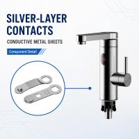 China 3300W 360° Free Rotation Electric Water Heater Tap with 304 Stainless Steel for Instant Hot Water for sale