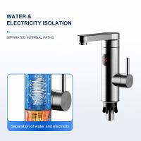 China 3300W 360° Free Rotation Electric Water Heater Tap with 304 Stainless Steel for Instant Hot Water for sale