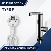 China 3300W 360° Free Rotation Electric Water Heater Tap with 304 Stainless Steel for Instant Hot Water for sale