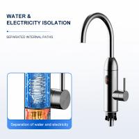 China LED Digital Temperature Display Electric Water Heater Faucet For Kitchen 3300W LED Digital Temperature Display Electric Water Heater Tap with 360° Free Rotation for Kitchen for sale