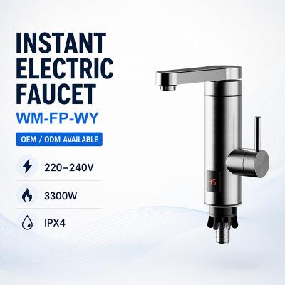China 3300W High Power Electric Heating Tap with Water and Electricity Isolation and Digital Display Temperature Control for sale