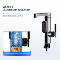 China 304 Stainless Steel 3300W Electric Heating Tap with 360° Free Rotation and LED Digital Temperature Display for sale