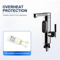 China 304 Stainless Steel 3300W Electric Heating Tap with 360° Free Rotation and LED Digital Temperature Display for sale
