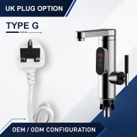 China 304 Stainless Steel 3300W Electric Heating Tap with 360° Free Rotation and LED Digital Temperature Display for sale