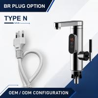 China 304 Stainless Steel 3300W Electric Heating Tap with 360° Free Rotation and LED Digital Temperature Display for sale