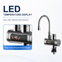 China 304 Stainless Steel 3300W Instant Heating Electric Water Heater Faucet for Kitchen Balcony for sale