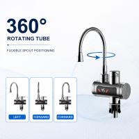 China 304 Stainless Steel 3300W Instant Heating Electric Water Heater Faucet for Kitchen Balcony for sale