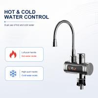 China 304 Stainless Steel 3300W Instant Heating Electric Water Heater Faucet for Kitchen Balcony for sale