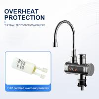 China 304 Stainless Steel 3300W Instant Heating Electric Water Heater Faucet for Kitchen Balcony for sale