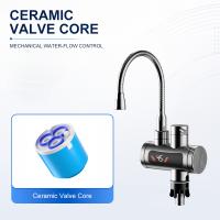 China 304 Stainless Steel 3300W Instant Heating Electric Water Heater Faucet for Kitchen Balcony for sale