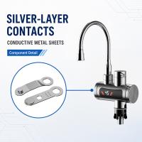 China 304 Stainless Steel 3300W Instant Heating Electric Water Heater Faucet for Kitchen Balcony for sale