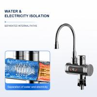 China 304 Stainless Steel 3300W Instant Heating Electric Water Heater Faucet for Kitchen Balcony for sale