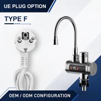China 304 Stainless Steel 3300W Instant Heating Electric Water Heater Faucet for Kitchen Balcony for sale
