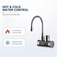 China Instant-heating electric tap for the kitchen – 360-degree free rotation, 304 stainless steel, 3300W. Provides hot water instantly; suitable for use in the kitchen or on the balcony. for sale