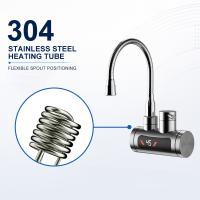 China Instant-heating electric tap for the kitchen – 360-degree free rotation, 304 stainless steel, 3300W. Provides hot water instantly; suitable for use in the kitchen or on the balcony. for sale