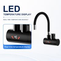 China 3300W 360° Free Rotation Instant Electric Water Heater Tap with 304 Stainless Steel for Kitchen for sale
