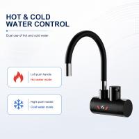 China 3300W 360° Free Rotation Instant Electric Water Heater Tap with 304 Stainless Steel for Kitchen for sale