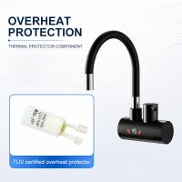 China 3300W 360° Free Rotation Instant Electric Water Heater Tap with 304 Stainless Steel for Kitchen for sale