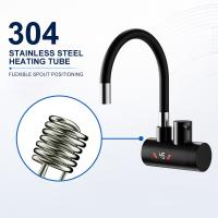 China 3300W 360° Free Rotation Instant Electric Water Heater Tap with 304 Stainless Steel for Kitchen for sale