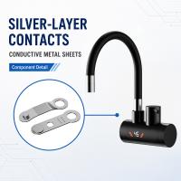 China 3300W 360° Free Rotation Instant Electric Water Heater Tap with 304 Stainless Steel for Kitchen for sale