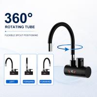 China 3300W 360° Free Rotation Instant Electric Water Heater Tap with 304 Stainless Steel for Kitchen for sale