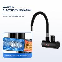 China 3300W 360° Free Rotation Instant Electric Water Heater Tap with 304 Stainless Steel for Kitchen for sale
