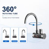 China 304 Stainless Steel Electric Heating Tap with 3300W Power and LED Digital Temperature Display for sale