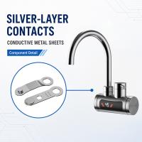 China 304 Stainless Steel Electric Heating Tap with 3300W Power and LED Digital Temperature Display for sale