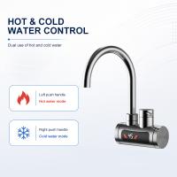 China 304 Stainless Steel Electric Heating Tap with 3300W Power and LED Digital Temperature Display for sale
