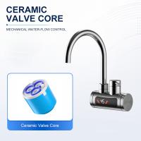 China 304 Stainless Steel Electric Heating Tap with 3300W Power and LED Digital Temperature Display for sale